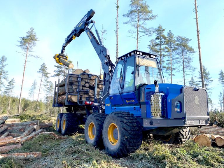 Rottne optimiert Forwarderkabine